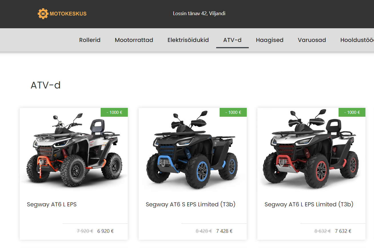 Respo haagised - Viljandi Motokeskus
